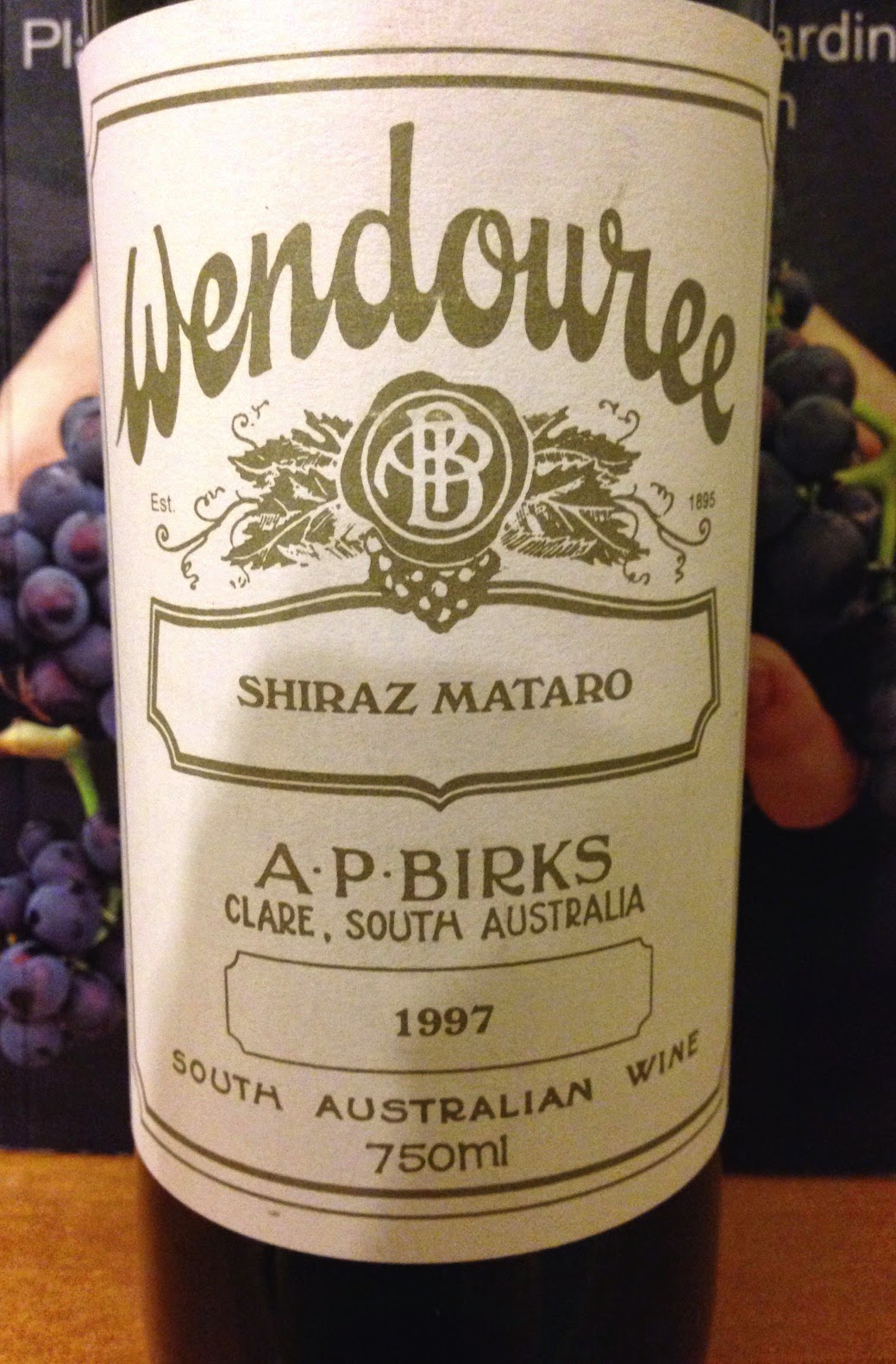Wendouree Shiraz Mataro 1997 - Grape Observer Wine Review