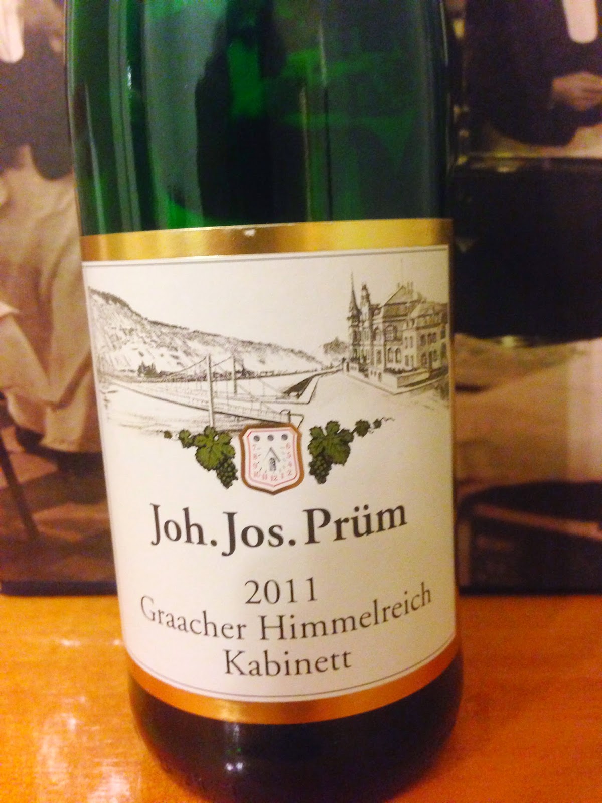 JJ Prüm Graacher Himmelreich Kabinett Riesling 2011 - Grape Observer ...