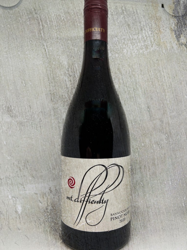 Mt. Difficulty Bannockburn Pinot Noir 2020 - Grape Observer Wine Review