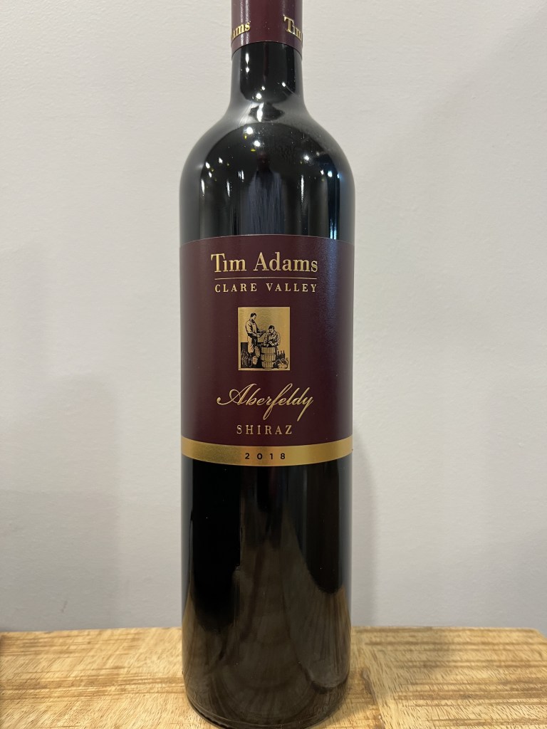 Tim Adams Aberfeldy Shiraz 2018 - Grape Observer Wine Review